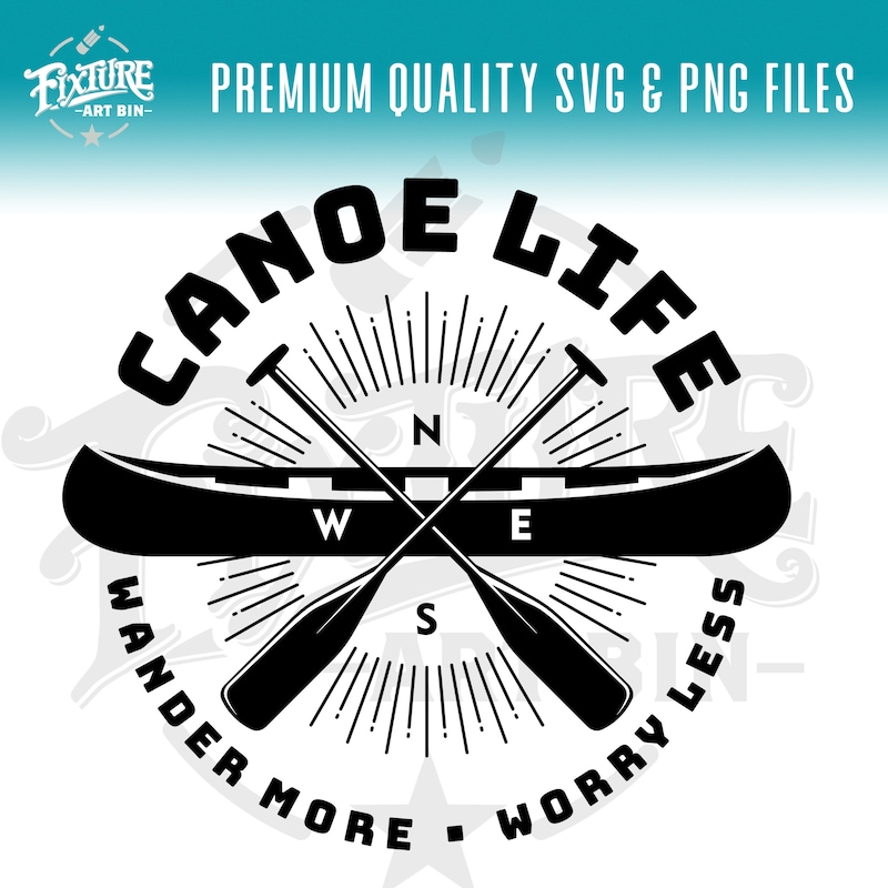 Canoe Svg - Etsy