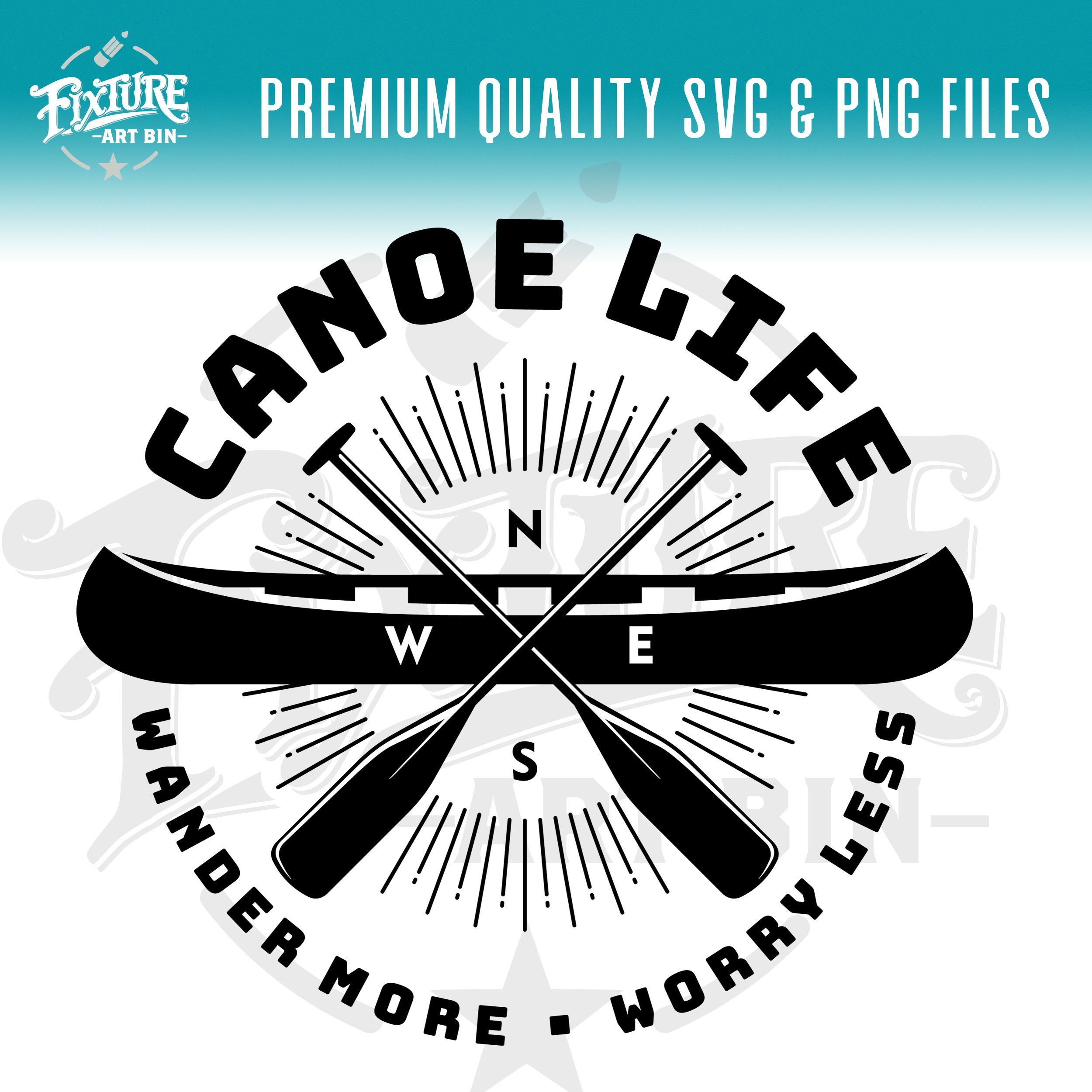 Canoe SVG, Canoeing SVG, Canoe Vector Clip Art, Canoe T-shirt Art ...
