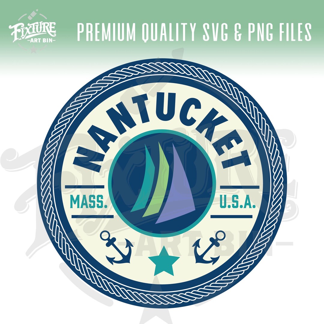 Nantucket SVG, Nantucket Trip SVG, Nantucket Vector Art, Nantucket ...