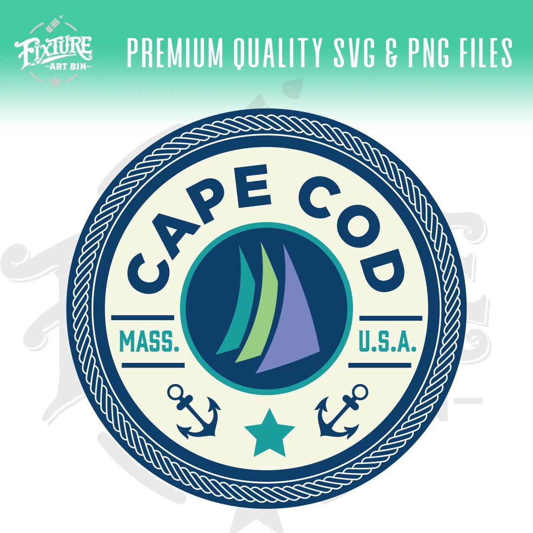 Cape Cod SVG, Cape Cod Trip SVG, Cape Cod Vector Clip Art, Cape Cod ...