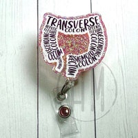 GI Badge Reel Gastroenterology Badge Gift Gastro Id Holder Anatomical ...