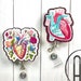 Anatomical Heart Badge Reel | Organ Badge |cardiologist Cardiology ...