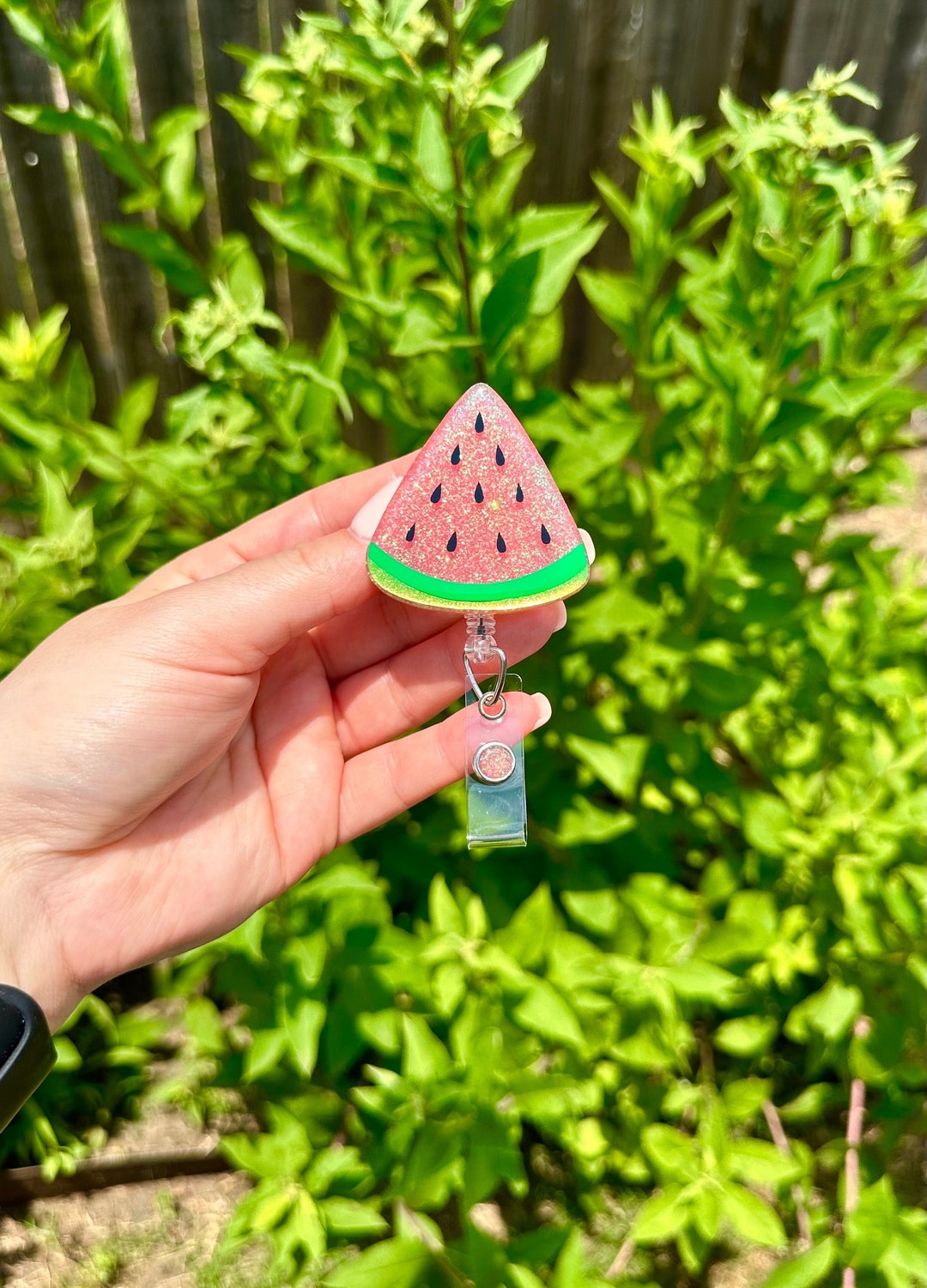 Watermelon Badge Reel | Summer Fruit Badge | Nurse Badge Reel | Teacher ...