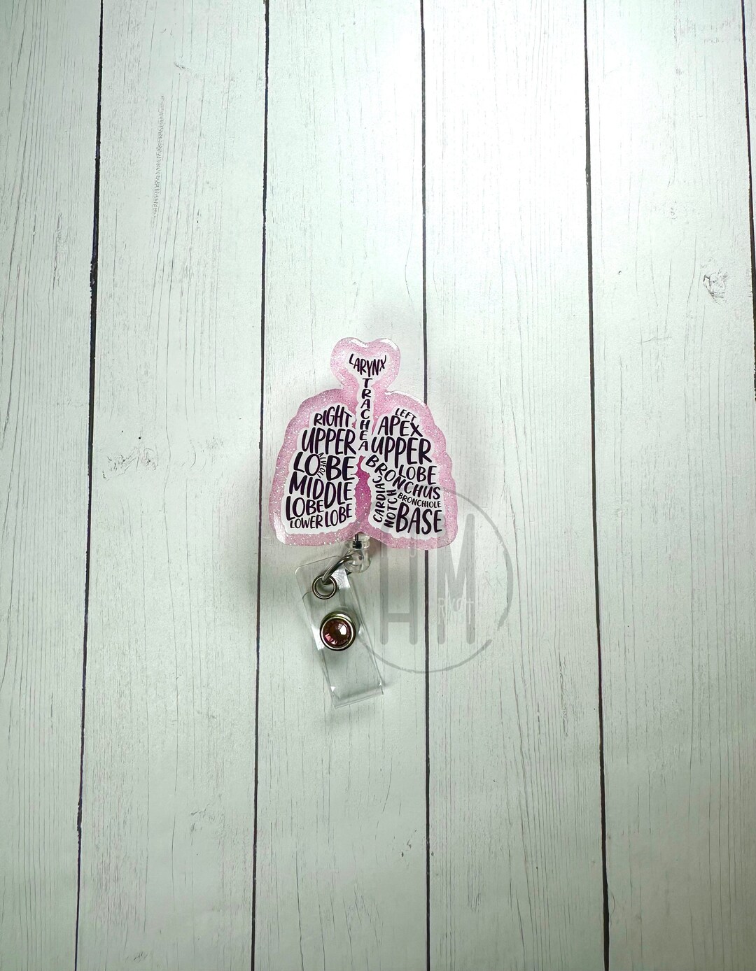Anatomical Respiratory Badge Reel | Anatomy of Respiratory System ...
