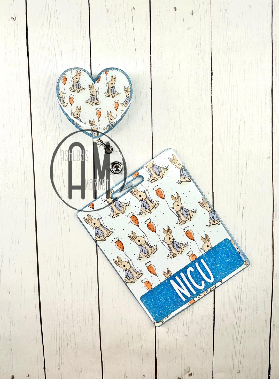 Bunny Rabbit Badge Buddy | Peter | Nurse Gift | Nurse Badge ...