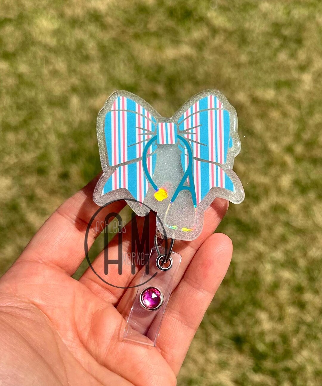 Baby Stethoscope Bow Badge Reel | Nurse Gift | Nurse Badge | Demure ...