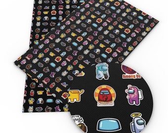 Among Us Cotton Fabric | Etsy