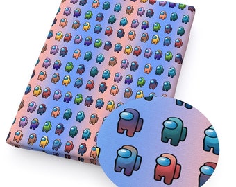 Among Us Cotton Fabric | Etsy