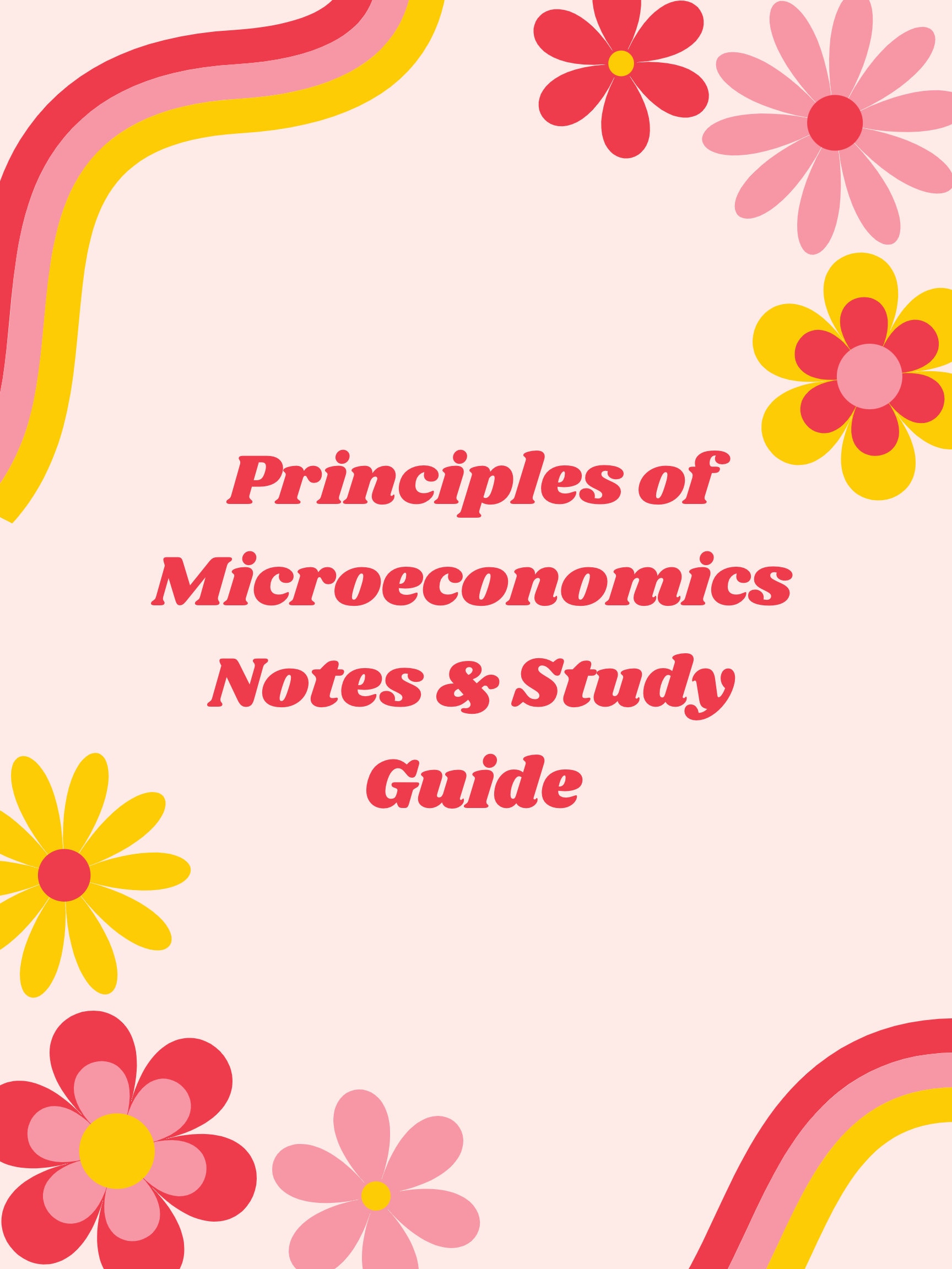 Principles Of Microeconomics Study Guide