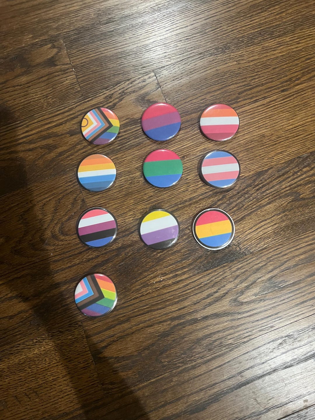 LGBTQ+ Pride Flag Button Pins - Etsy