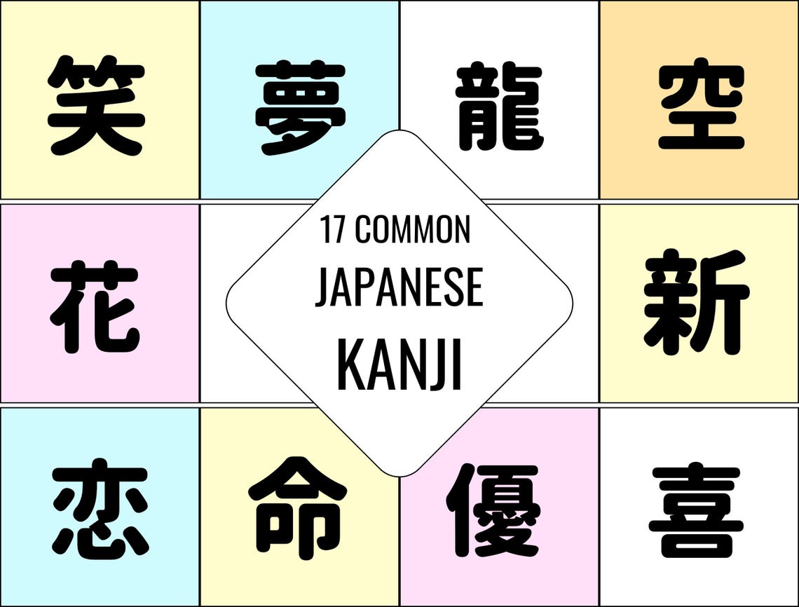 Japanese Kanji , PNG SVG - Etsy