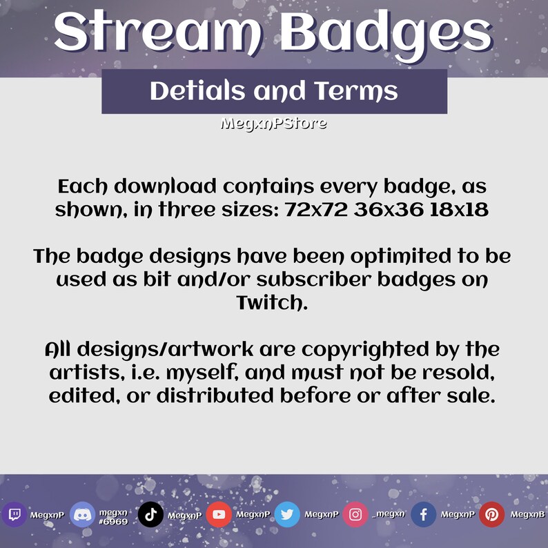 Fairy Wings Stream Badges - Etsy