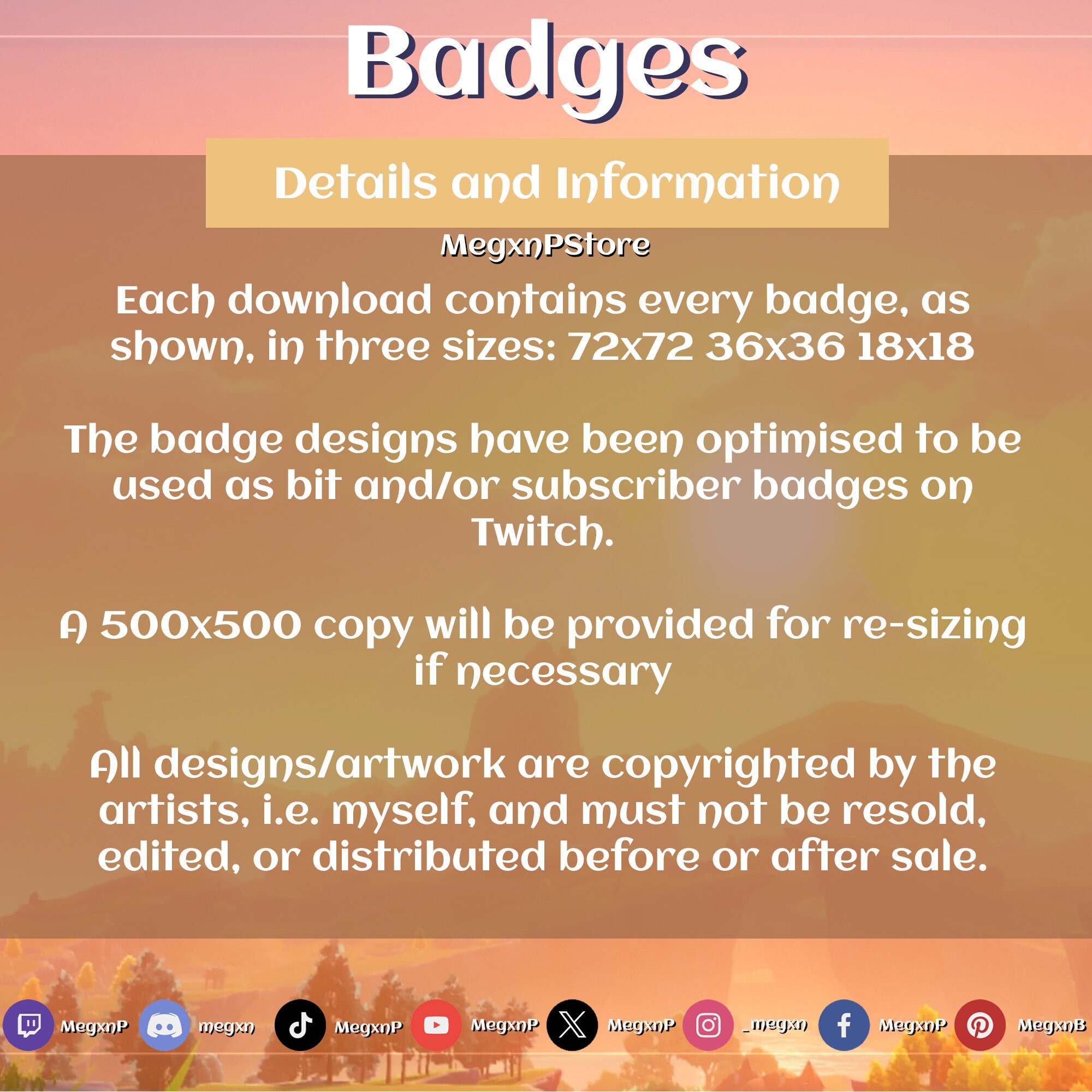 Pixel Camping || Stream Badges - Etsy