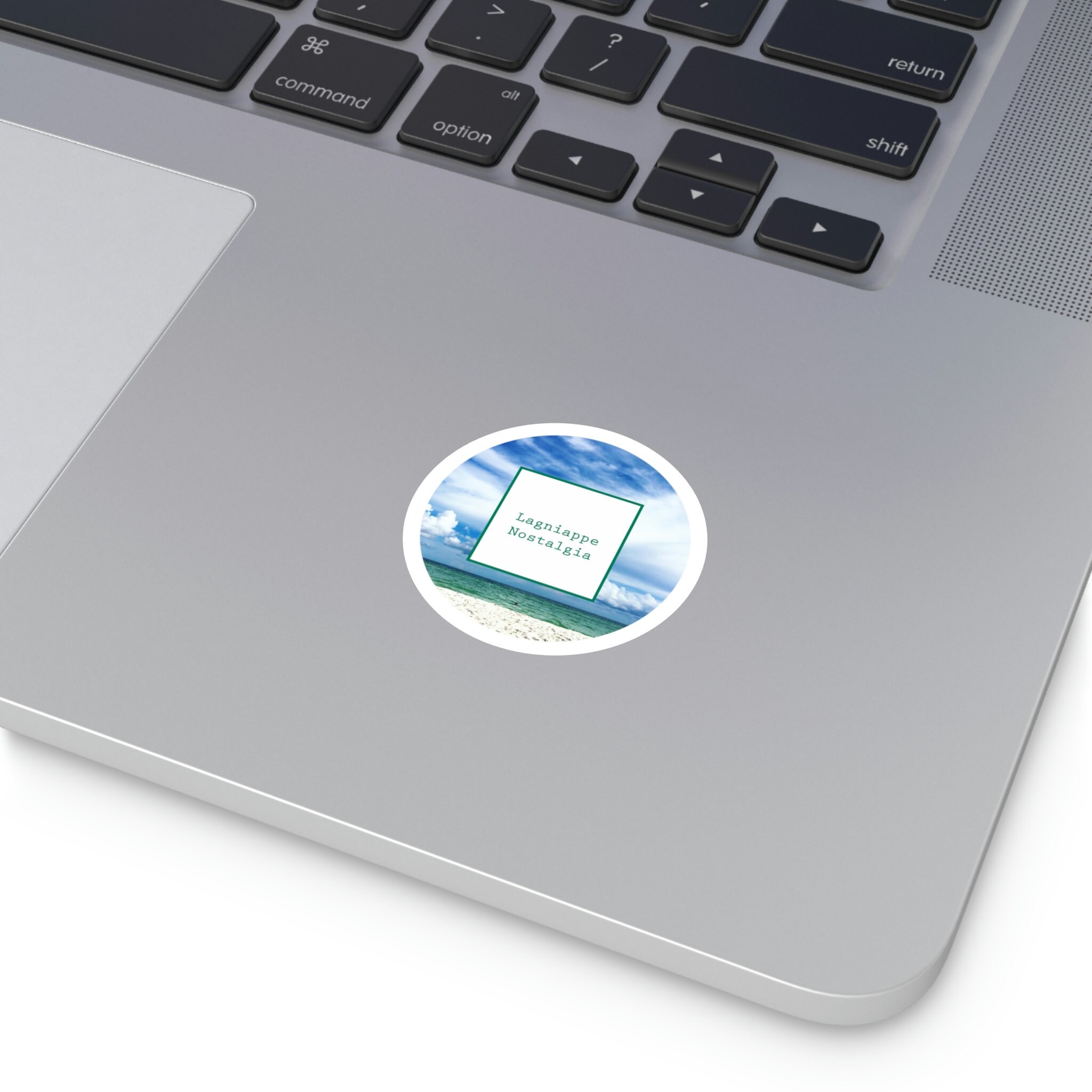 Lagniappe Nostalgia Logo Round Stickers - Etsy