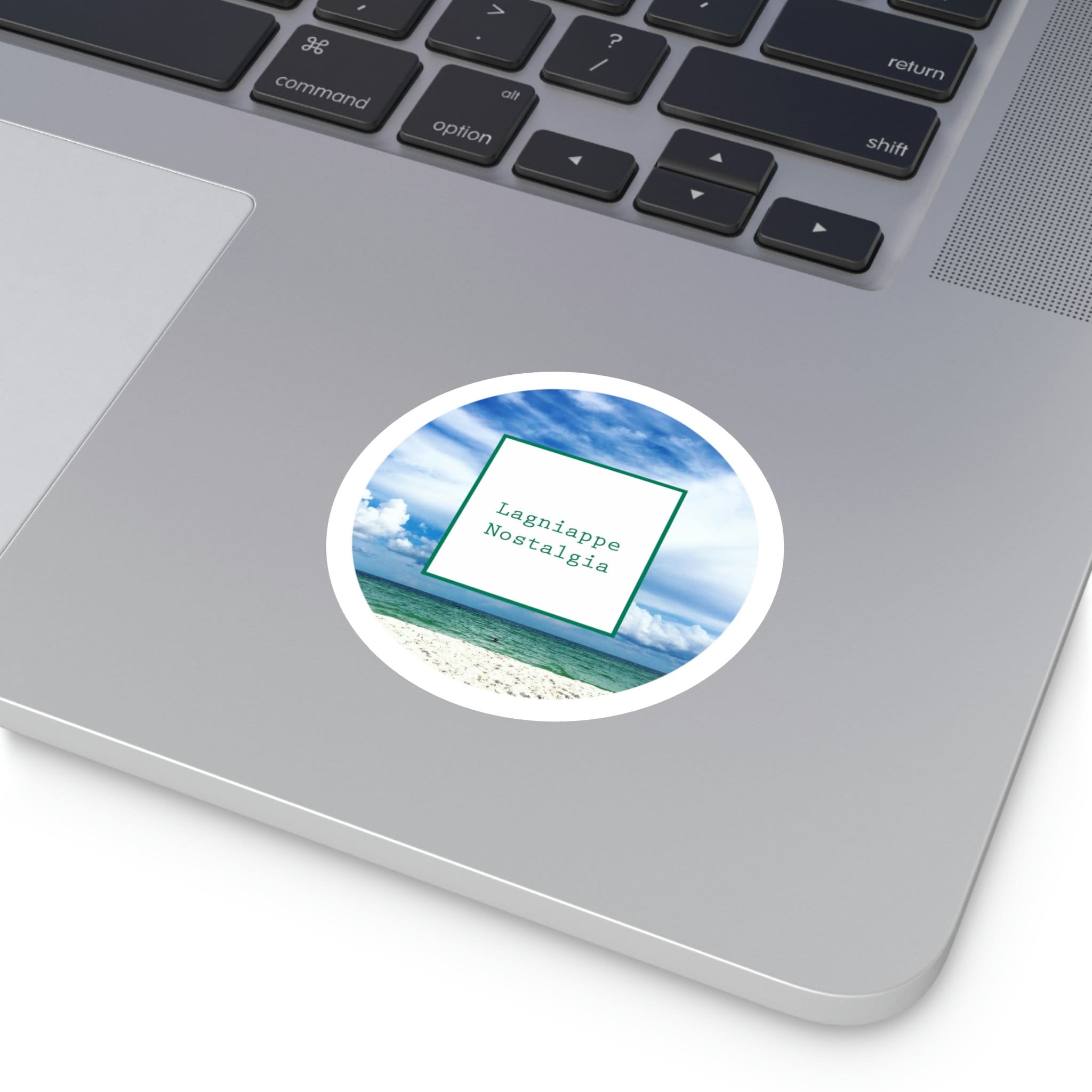 Lagniappe Nostalgia Logo Round Stickers - Etsy