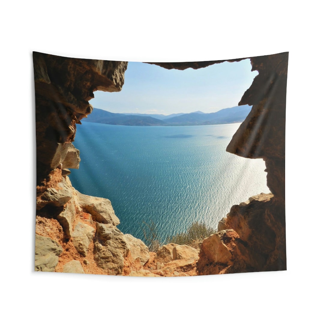 Hidden Greek Landscape Indoor Wall Tapestries - Etsy