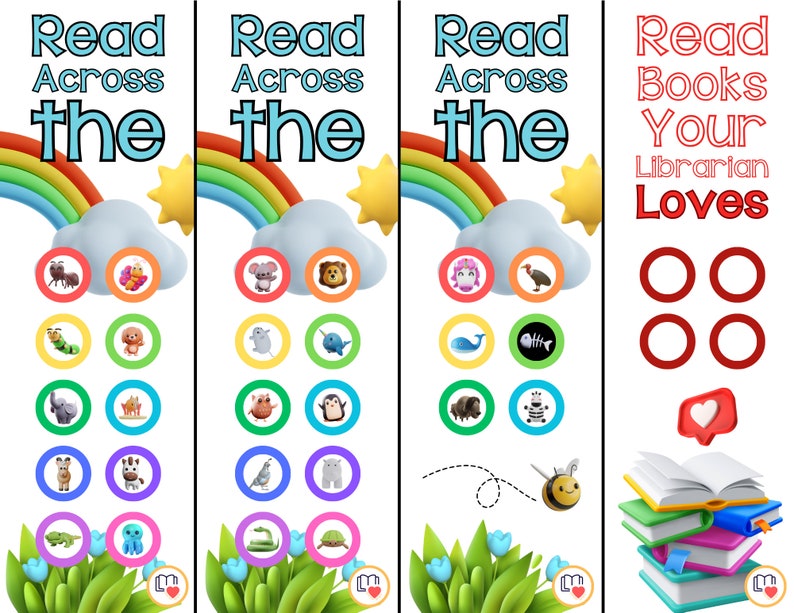 Reading a Rainbow of Picture Books - Etsy