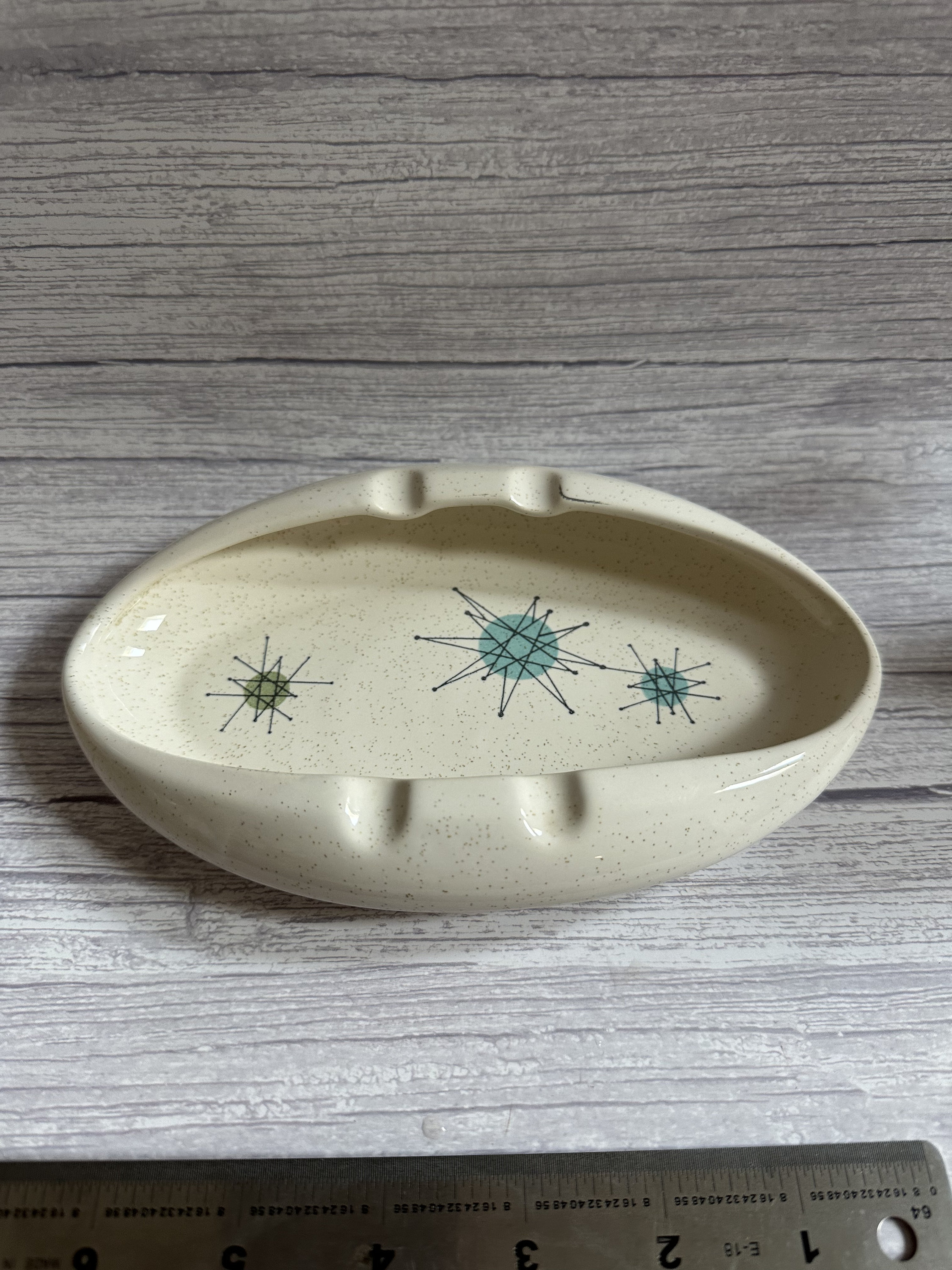 Franciscan Atomic Starburst Ashtray TV Stamp - Etsy