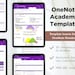 Student Planner Onenote Templates Pack One Note Academic - Etsy