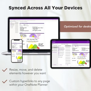 Student Planner Onenote Templates Pack, One Note Academic Templates ...