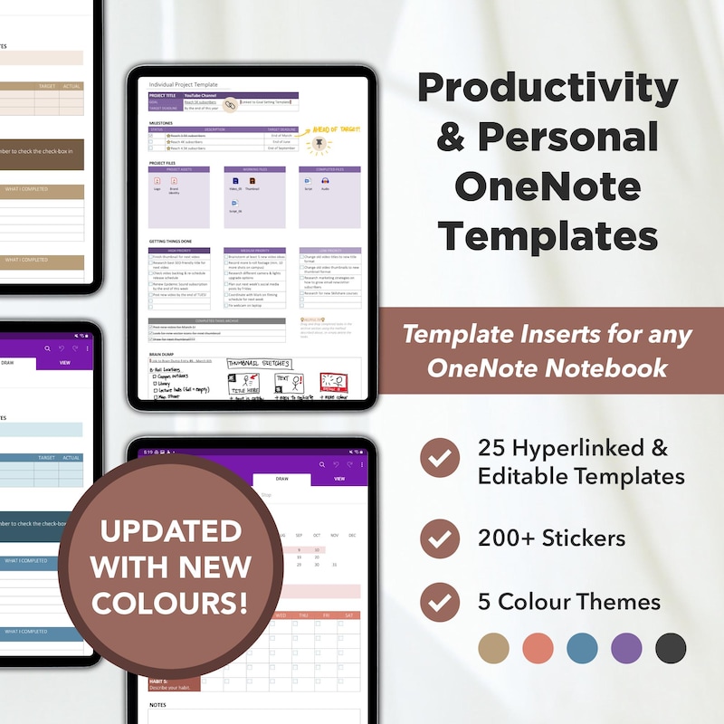 1:1 Onenote Templates - Etsy