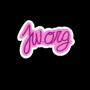 Colorful Jw.org Vinyl Stickers, Jw Stickers, Stickers for Notebook ...