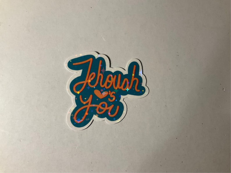 Jw Stickers Jehovah Loves You Vinyl Stickers, Color Stickers, Notebook ...
