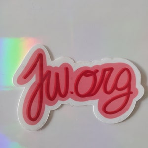 Colorful Jw.org Vinyl Stickers, Jw Stickers, Stickers for Notebook ...