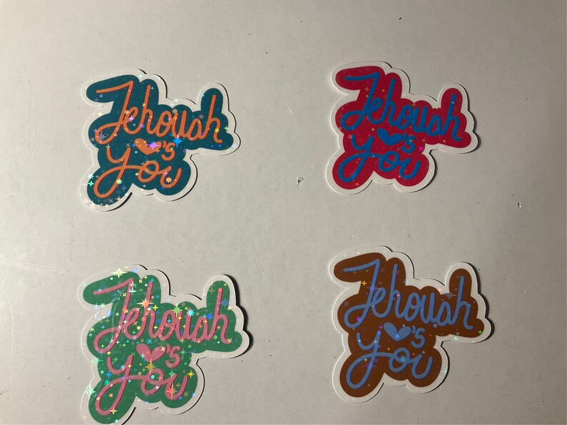 Jw Stickers Jehovah Loves You Vinyl Stickers, Color Stickers, Notebook ...