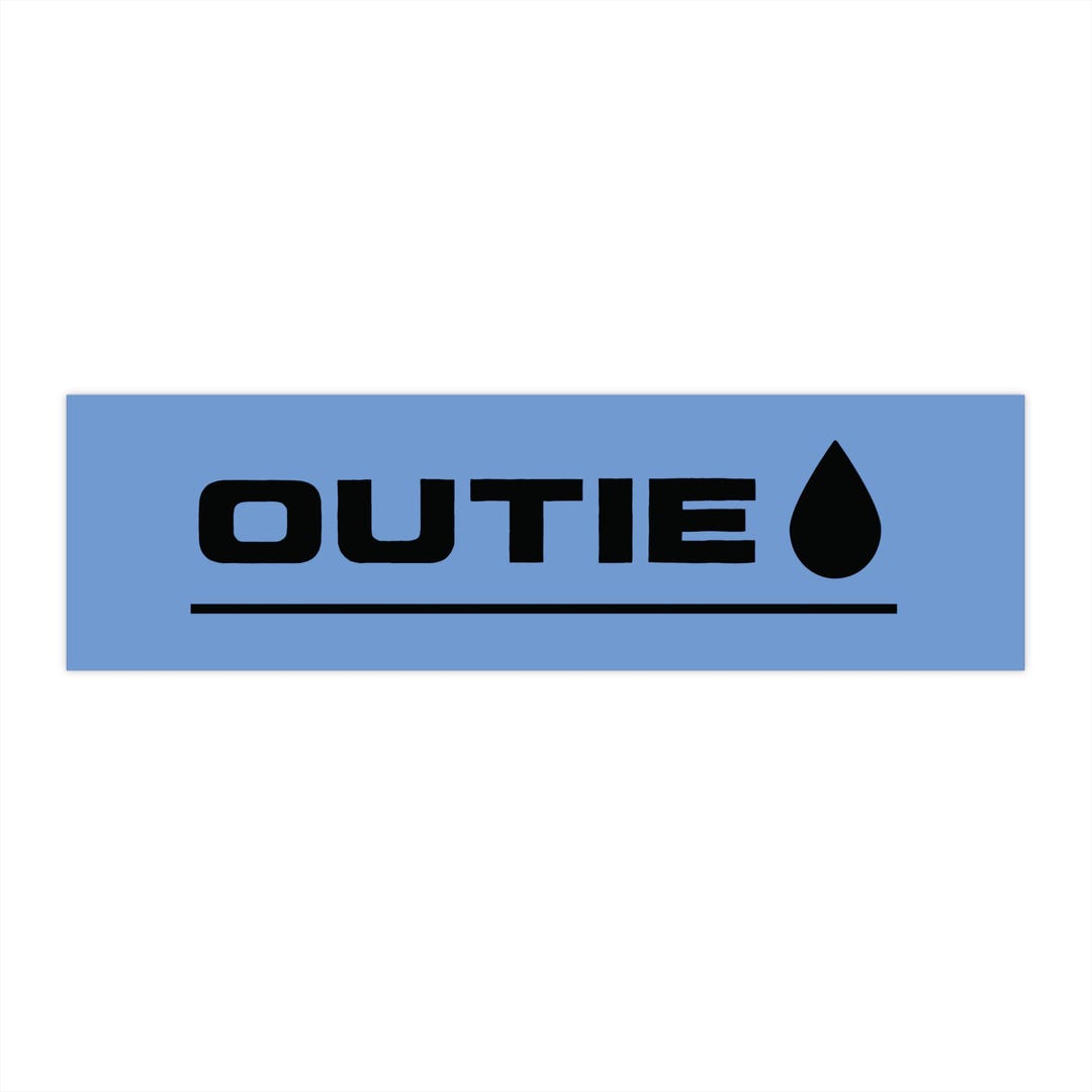 Outie Bumper Sticker From Severance TV Show - Unique Car Decal, Vinyl ...