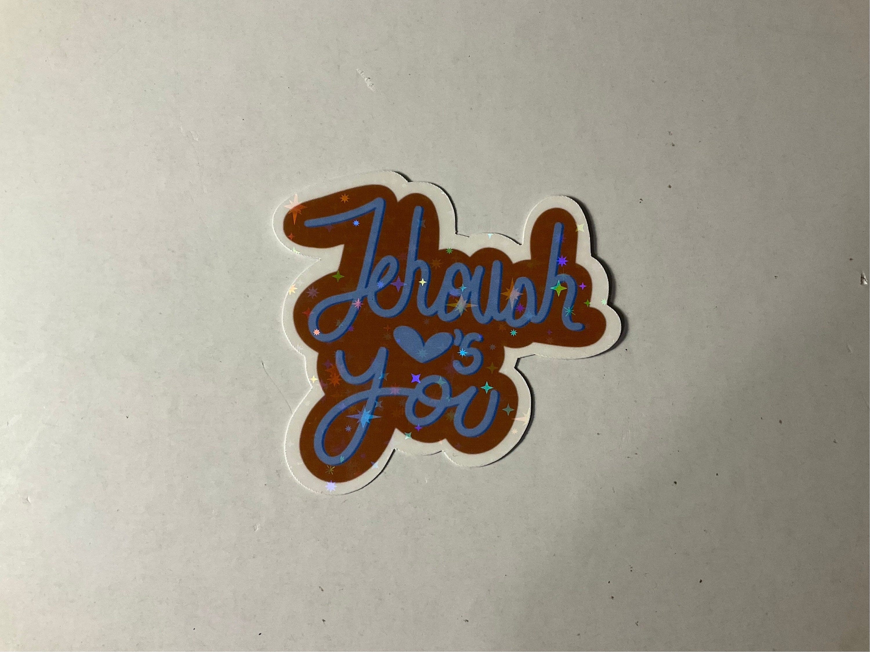 Jw Stickers Jehovah Loves You Vinyl Stickers, Color Stickers, Notebook ...