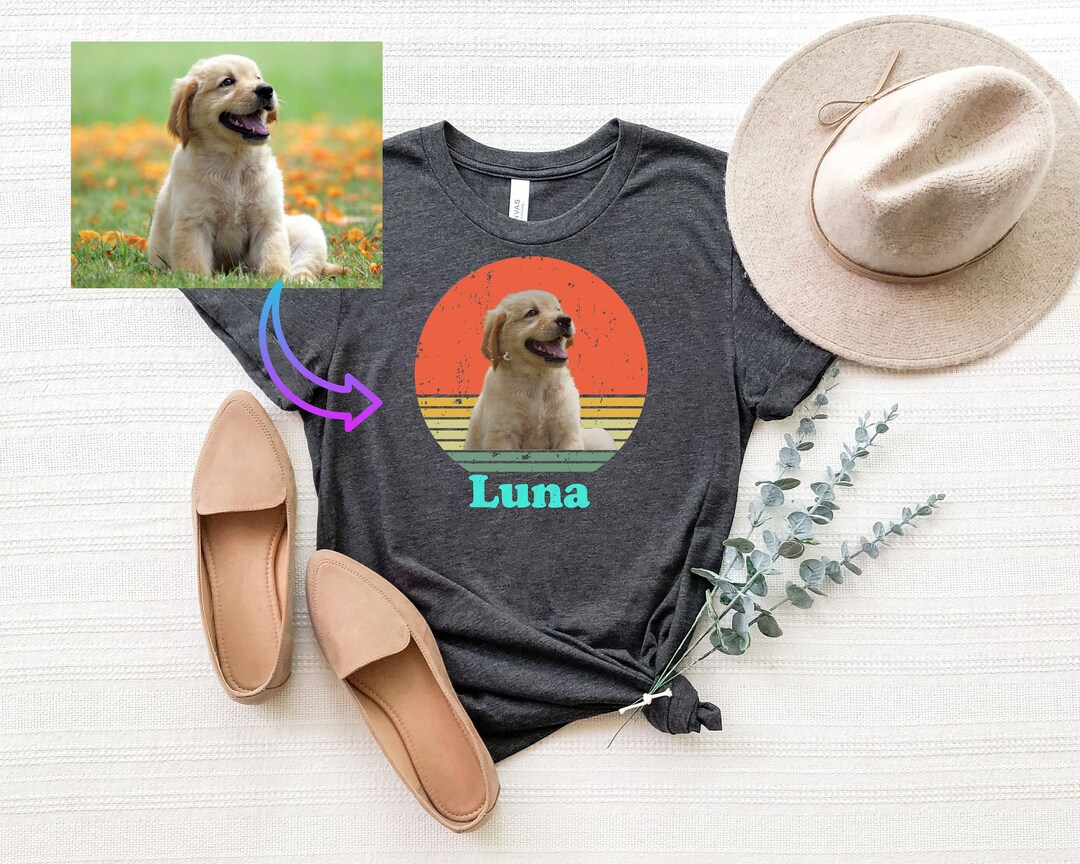 Custom Dog Vintage Shirt Custom Pet Shirt Dog Lover Gift - Etsy