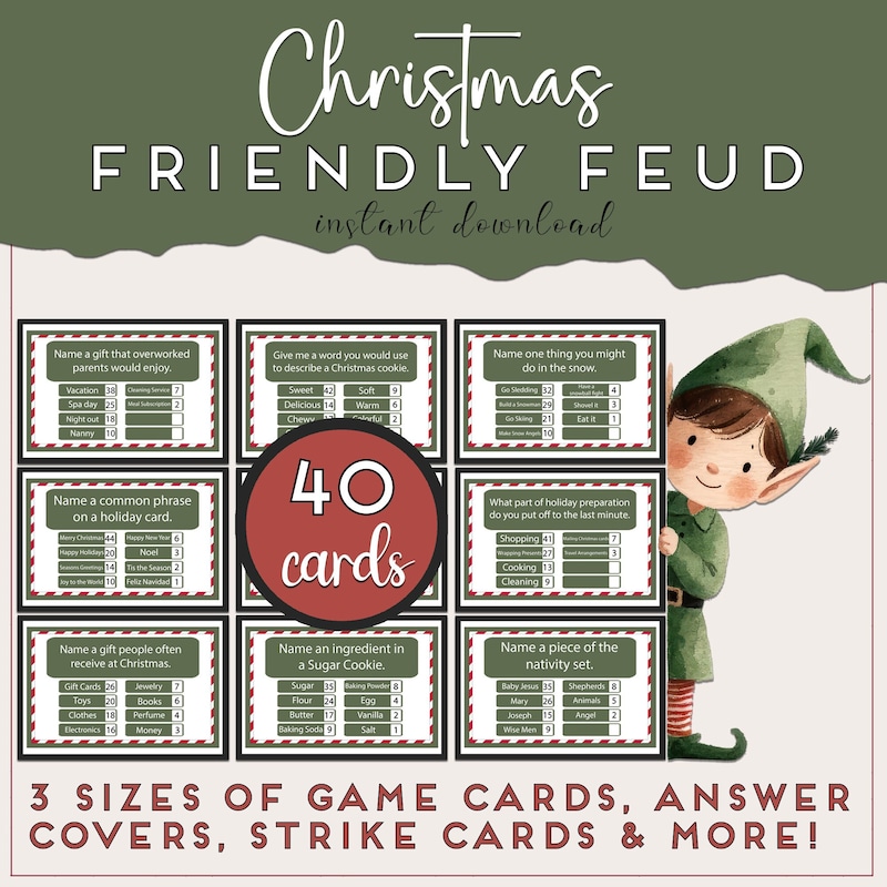 Christmas Family Feud - Etsy