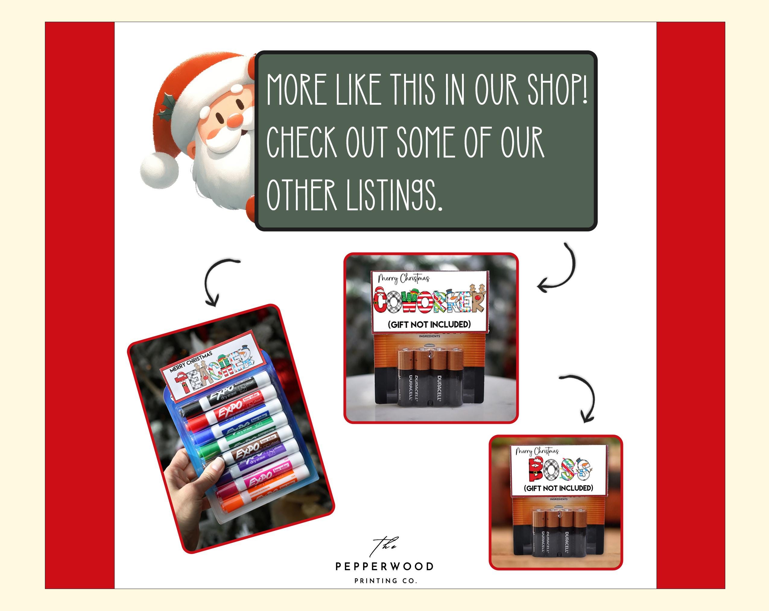 Personalized Neighbor Christmas Gift Not Included Tag, Neighbor ...