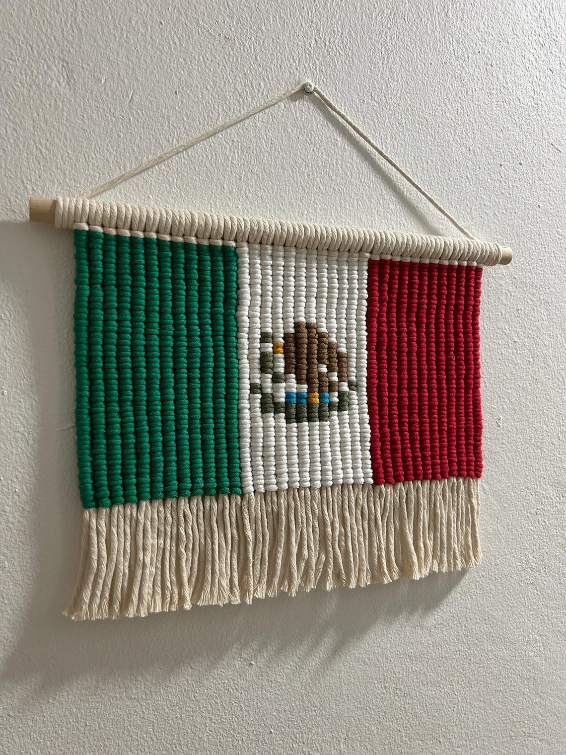 Mexican Macrame Flag - Etsy