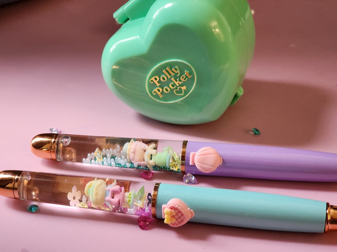 Polly Pocket Inspired Float Pen Kawaii Refillable Ink Stationary - Etsy