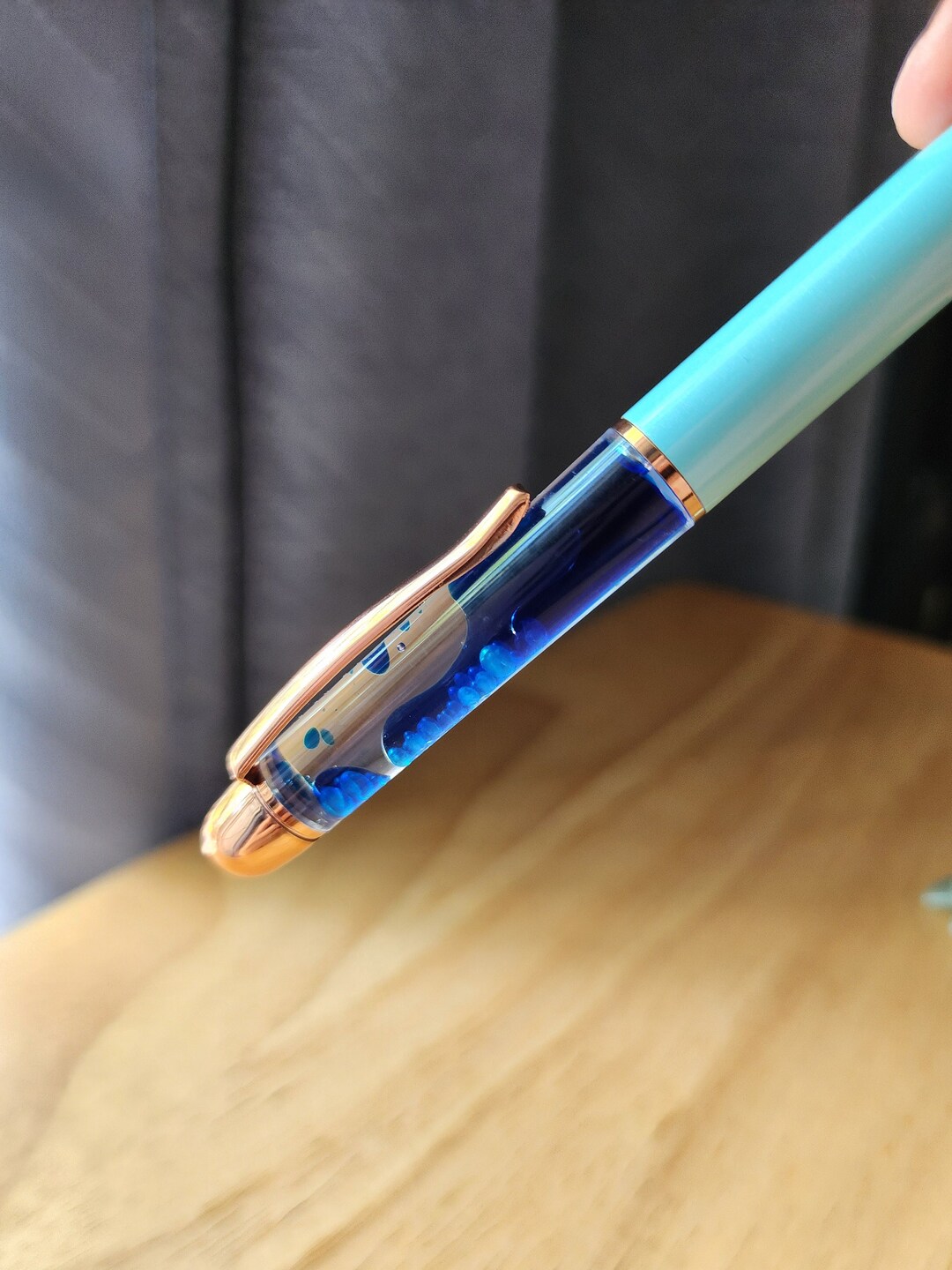 Lava Pen Fluid Sensory Motion Desk Fidget Toy Refillable Ballpoint Ink ...