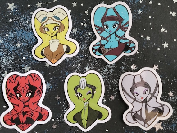 Alien Vinyl Stickers - Etsy