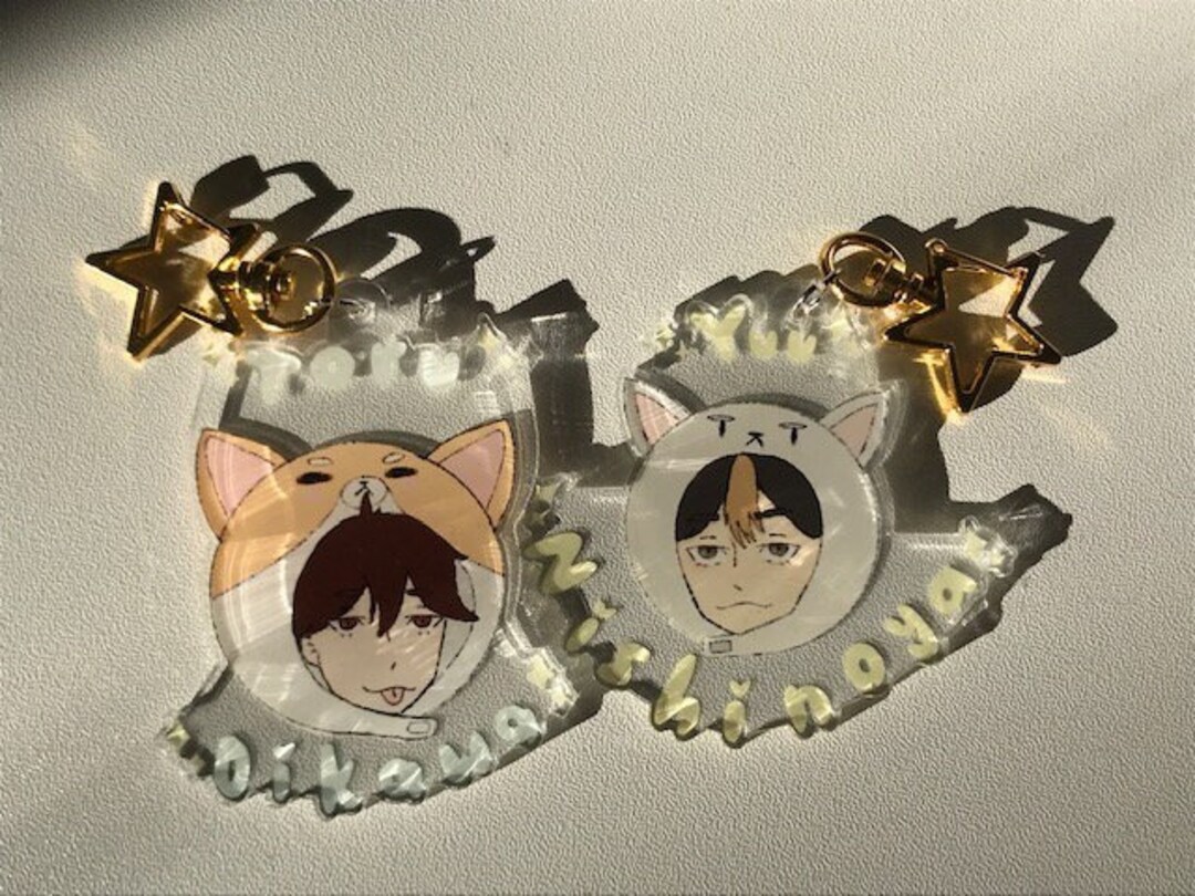 Oikawa and Nishinoya Acrylic Keychains - Etsy