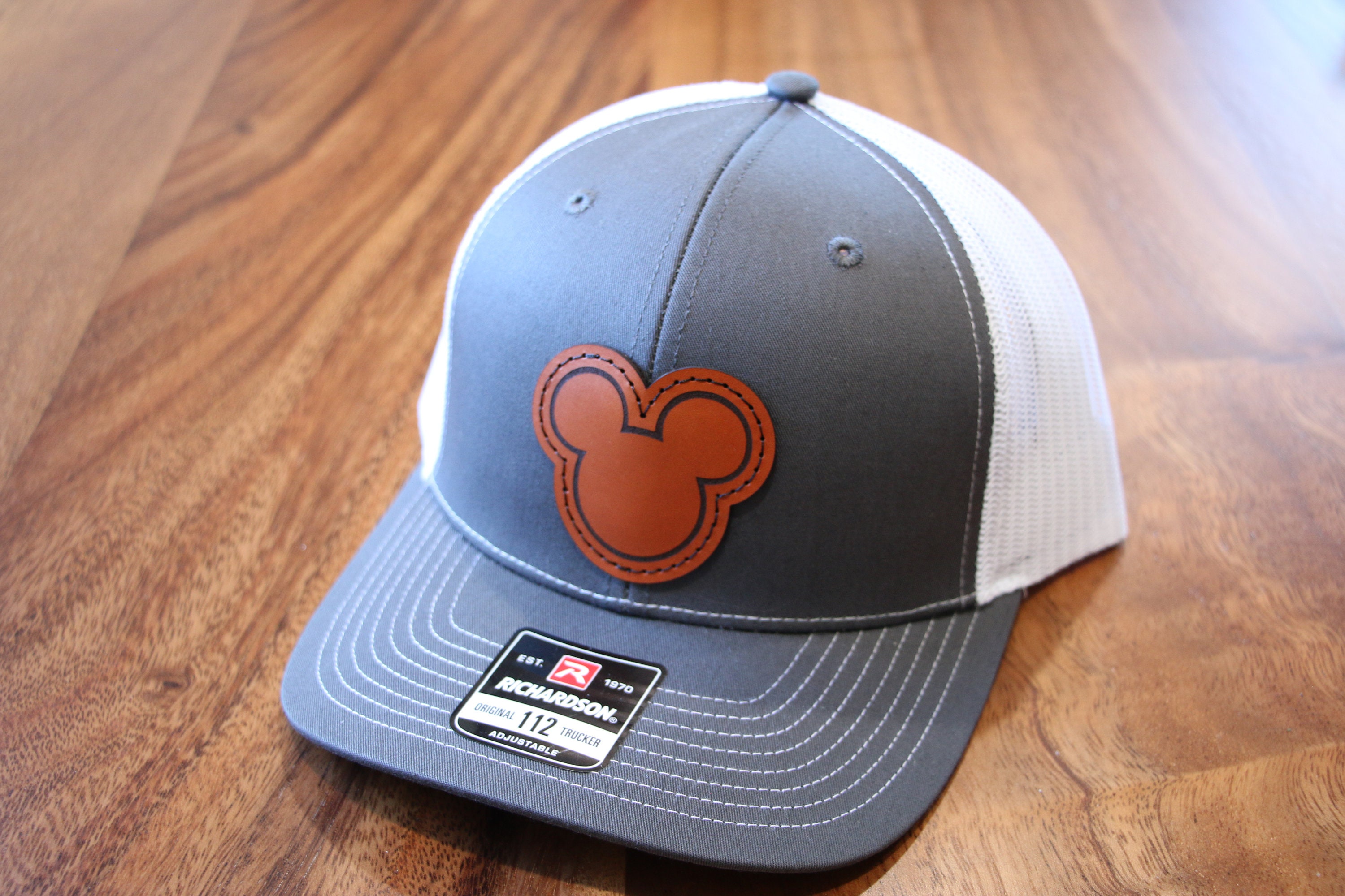 Mickey Mouse Leather Patch Hat Mickey Mouse Ear Mickey - Etsy