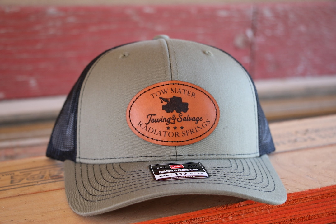 Disney Mater Leather Patch Hat | Leather Patch Hats | Cars Hats ...