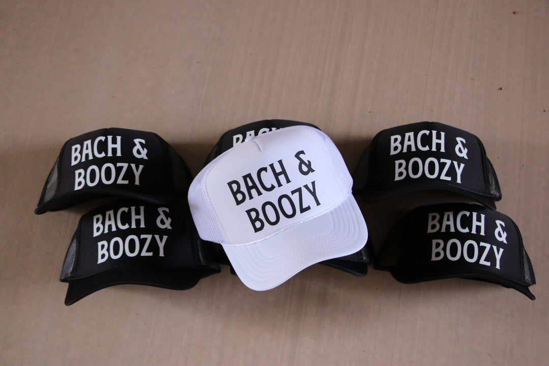 Custom 7 PACK Trucker Hat Cap | Bach Party Hats | Bridesmaids Hats ...