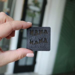 Mom Patches | Leather Patch | Backpack Patches | Leather Patch Hats ...