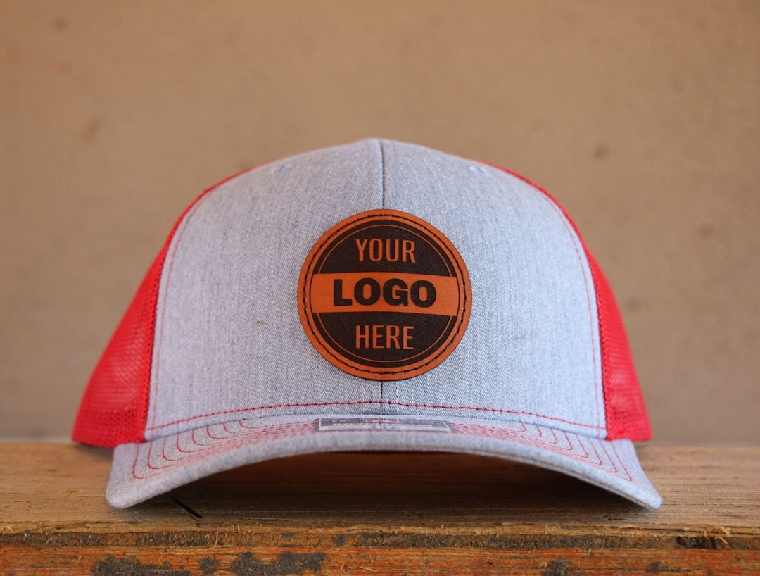 Personalized Hats | Leather Patch Hat | Custom Leather Tags | Business Merch | Bulk Custom ...