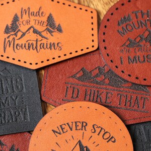 Hiking Patches | Leather Patches | Backpack Patches | Leather Patch ...