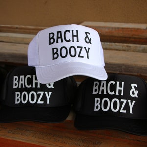 Custom 7 PACK Trucker Hat Cap | Bach Party Hats | Bridesmaids Hats ...