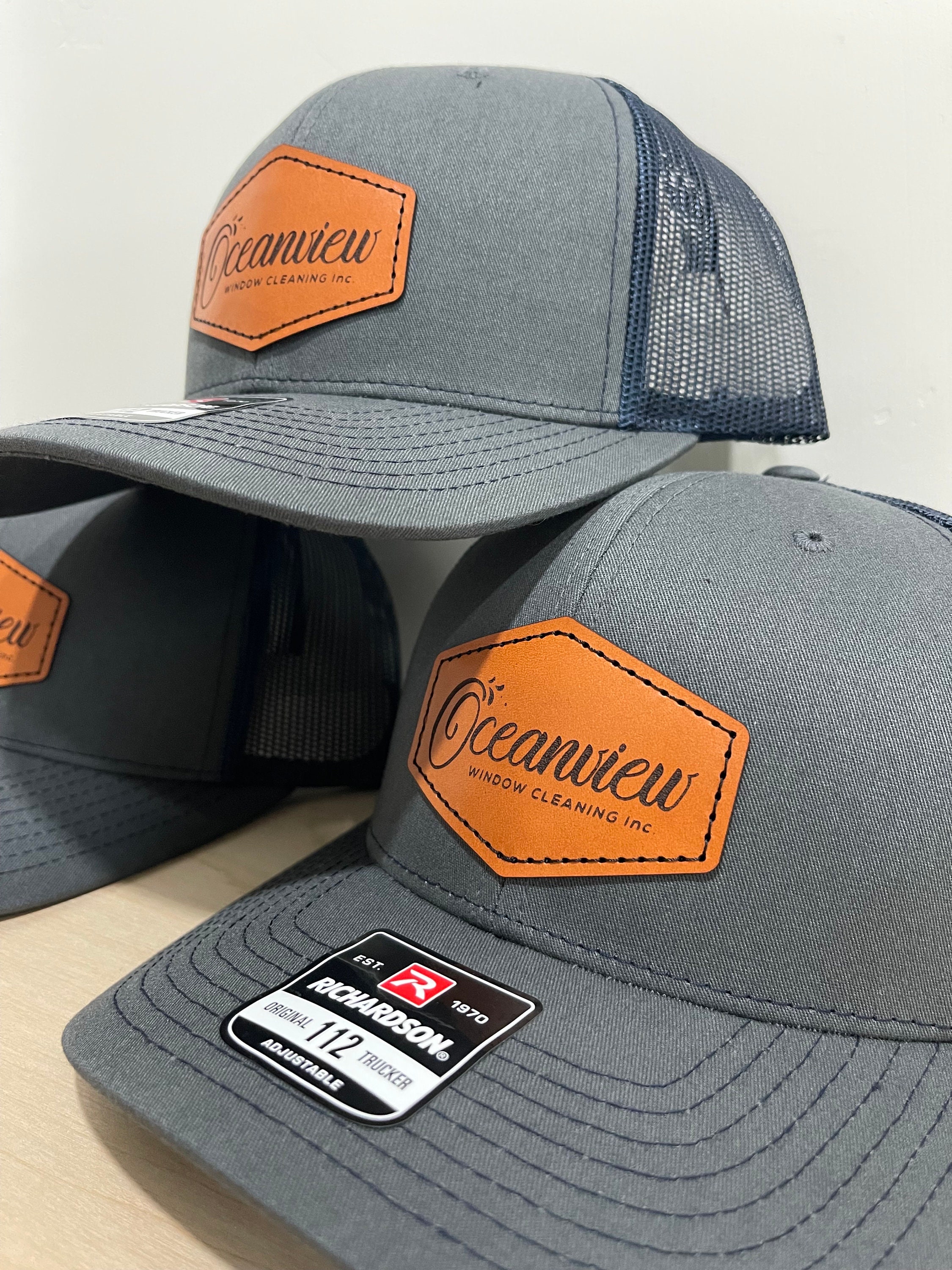 Personalized Hats | Leather Patch Hat | Custom Leather Tags | Business ...