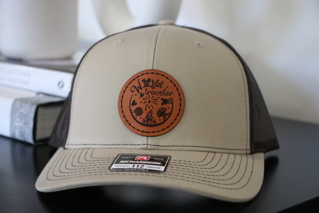 Disney Leather Patch Hat | Leather Patch Hats | Disney Gifts ...