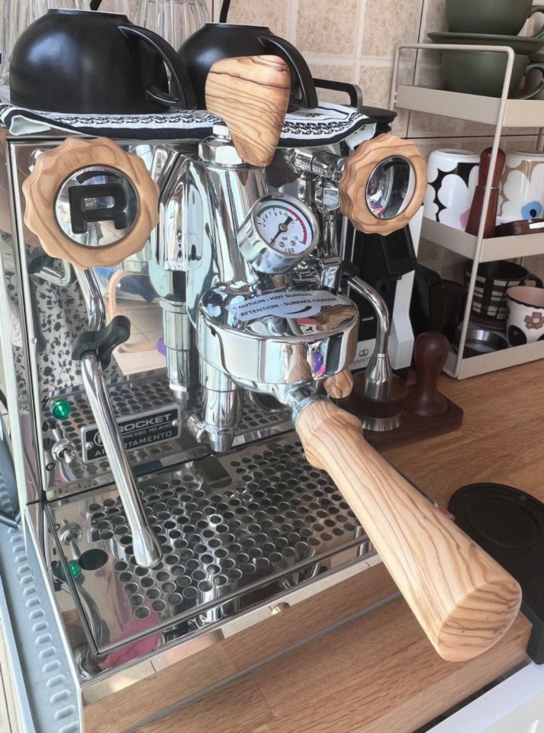 Wood Paddle for Flow Control Device Kit of E61 Group Head Rocket R58 ...