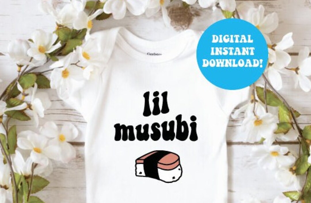 SVG in Color | Lil Musubi Love Baby Cute Bumper Sticker Happy Babe ...
